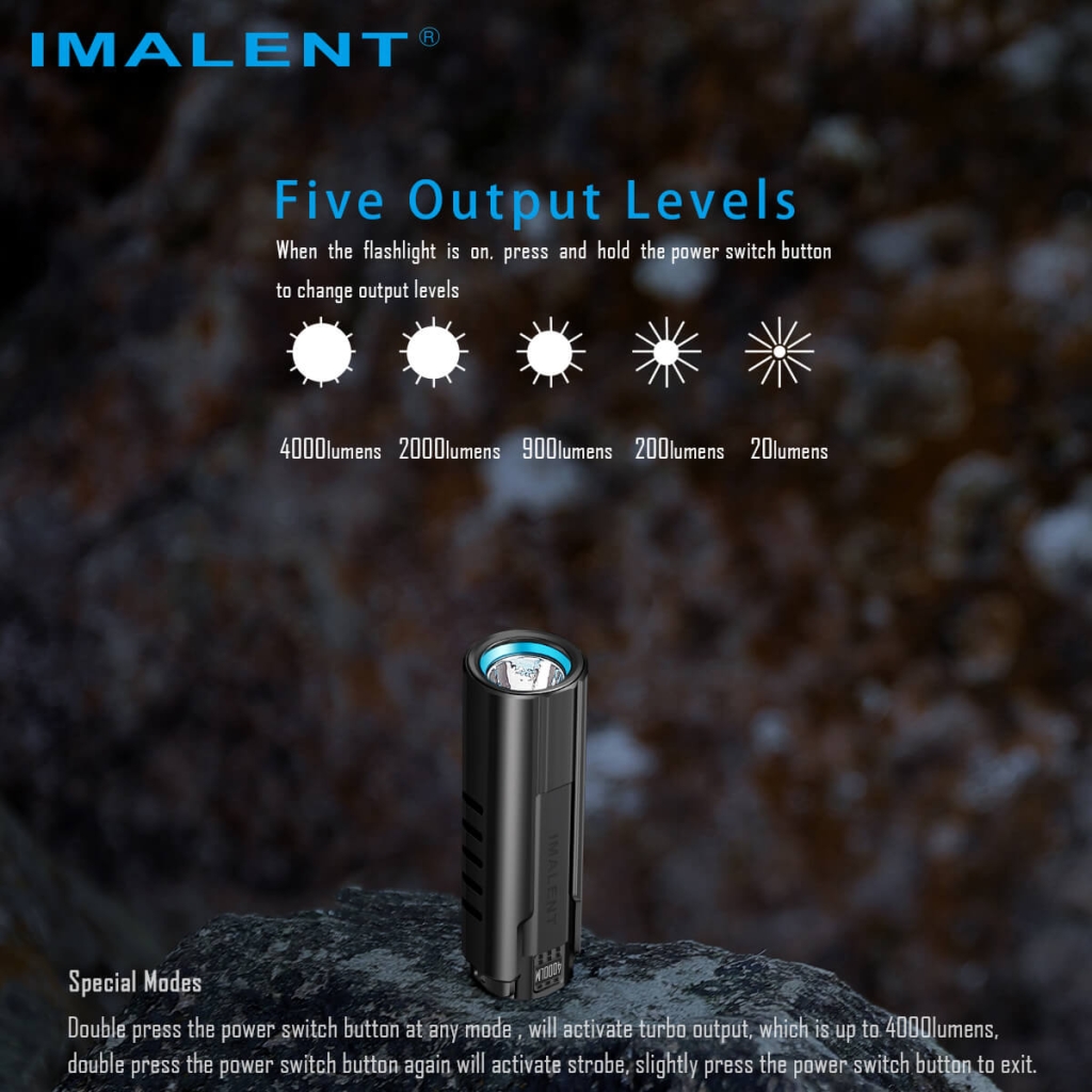 IMALENT LD70 Best EDC Flashlight Keychain - IMALENT LED Flashlight